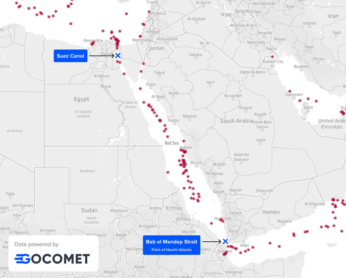 Get Latest News Updates on the Red Sea Disruption ~ GoComet